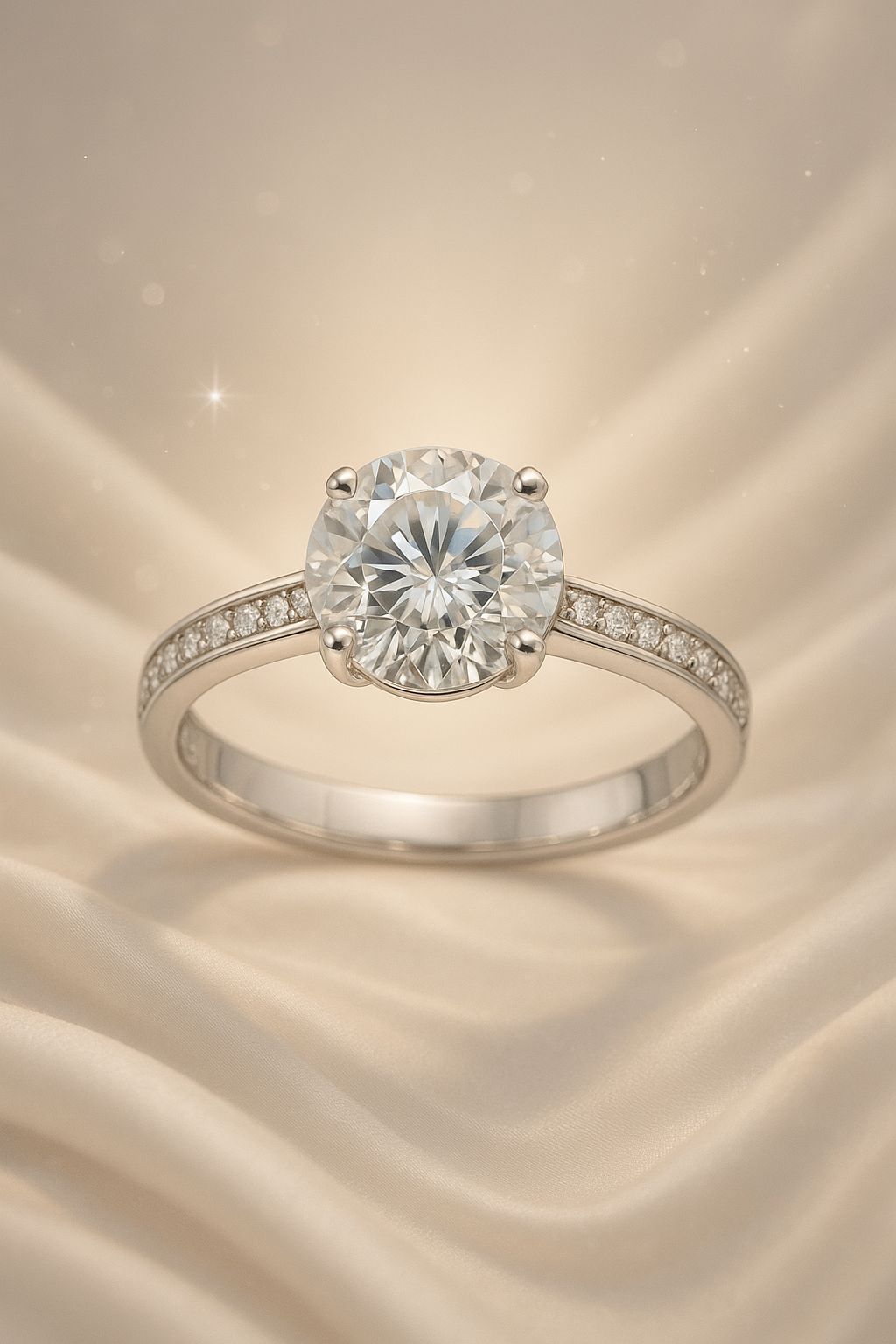 925 Sterling Silver Solitair Ring - Yash Ornaments